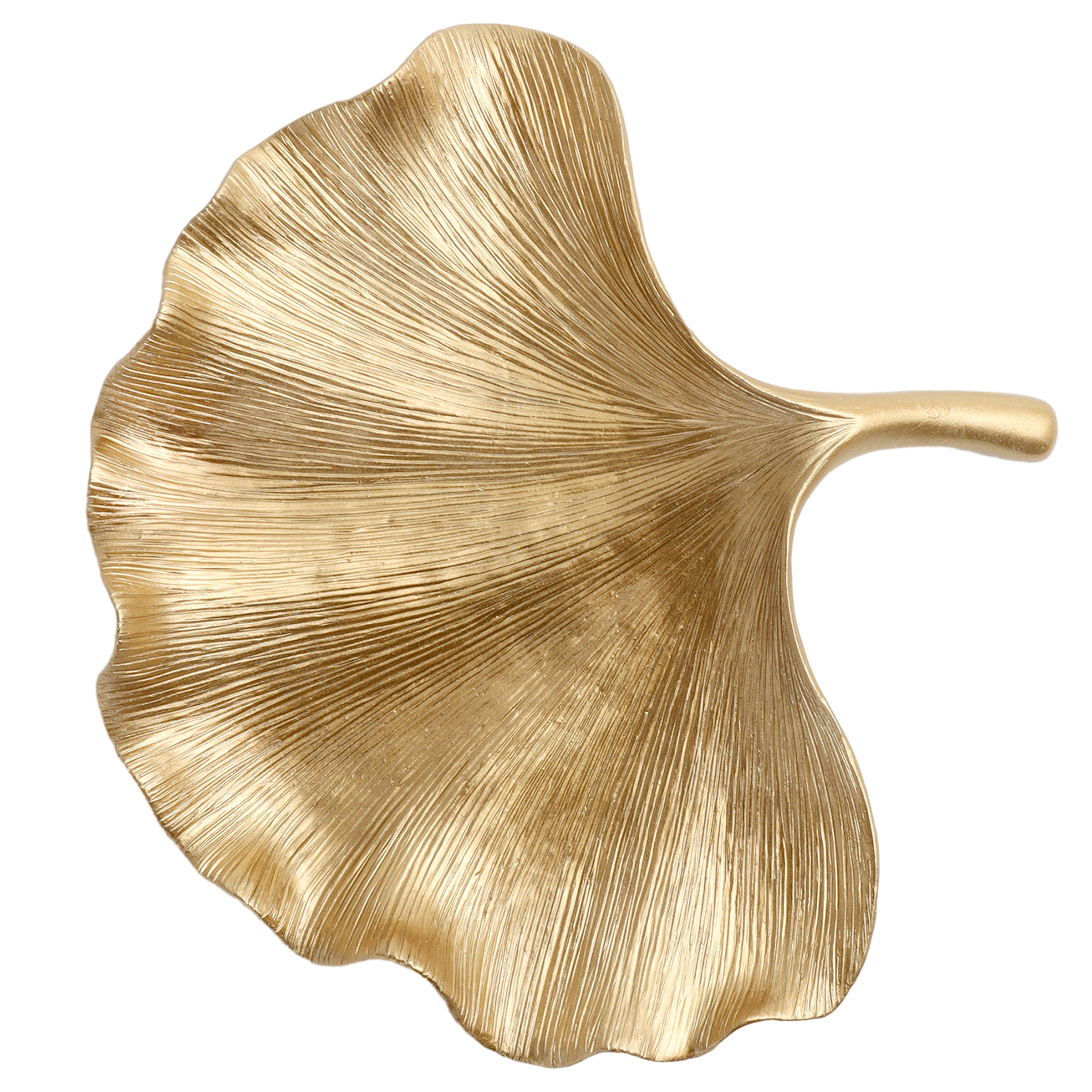 Home Decor Collection Sterling & Noble Home Leaf Shaped Gold Indoor ...