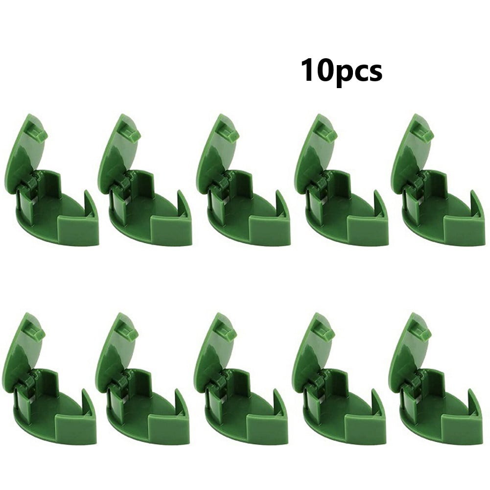Leaf Shaped Plant Clips Adhesive Fixing Hanging Hook for Wall Climbing ...