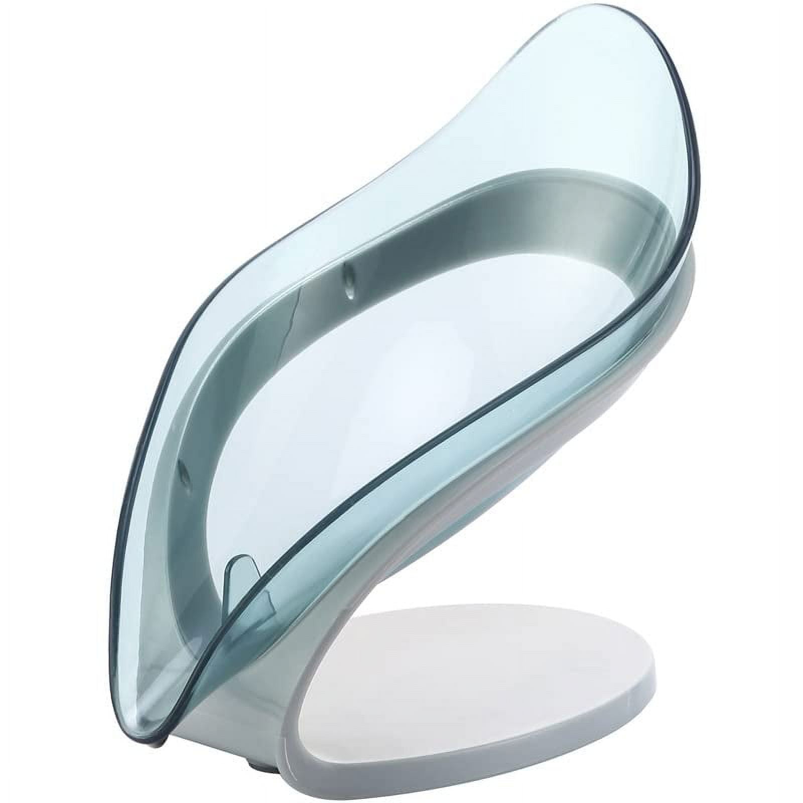 Leaf-Shaped Self-Draining Soap Dish Holder - Innovative Soap Bar Holder ...