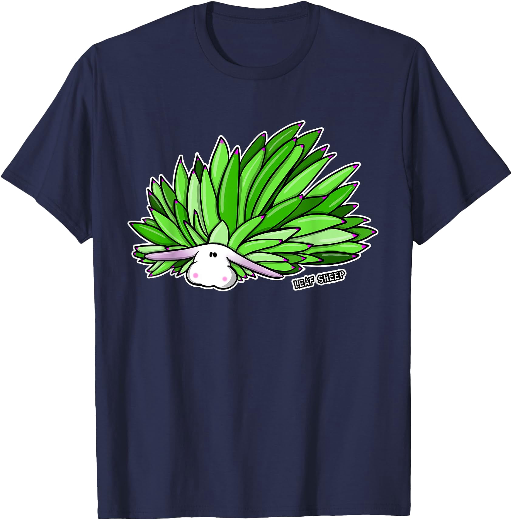 Leaf Sheep Cute Ocean Sea Slug Costasiella Kuroshimae Kawaii Softstyle ...