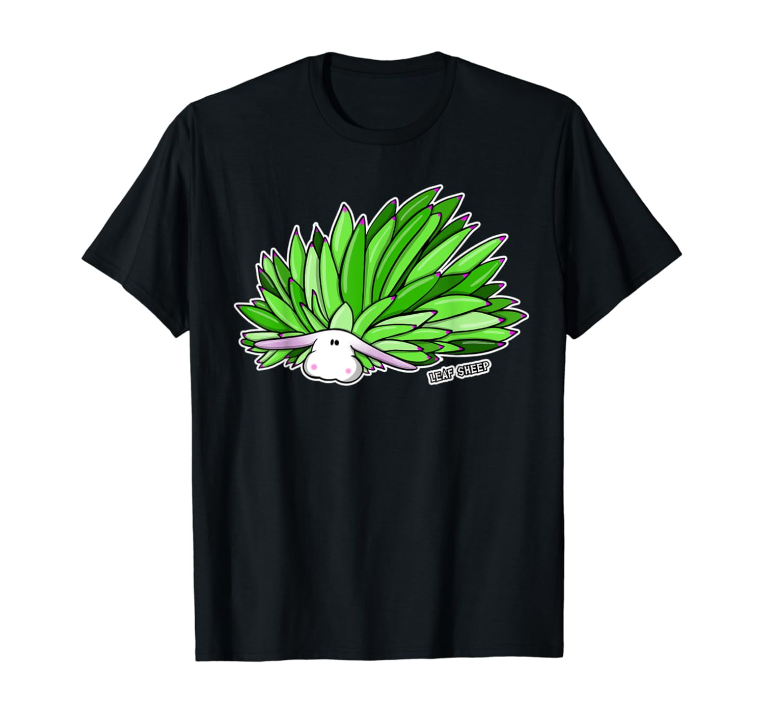 Leaf Sheep Cute Ocean Sea Slug Costasiella Kuroshimae Kawaii T-Shirt ...