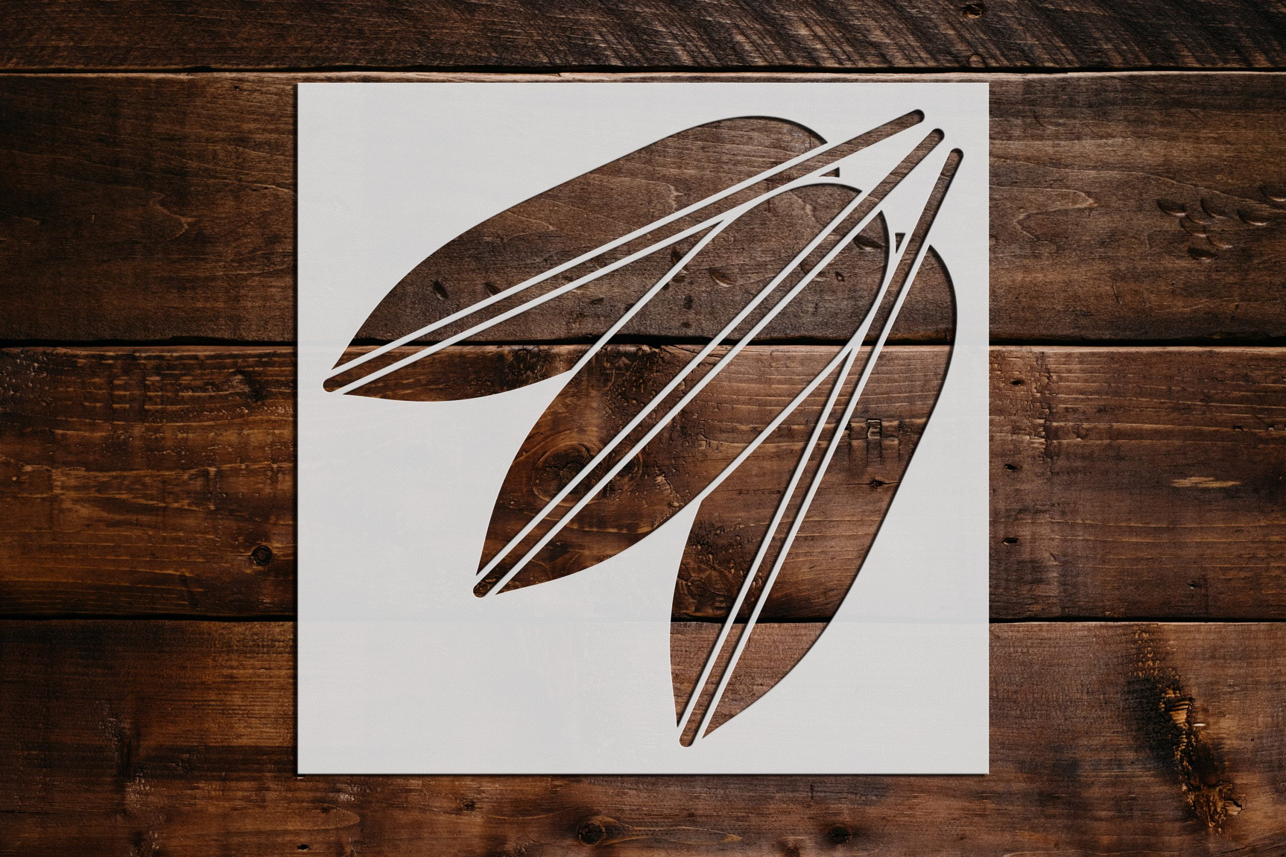 Leaf Stencil - Art and Wall Stencil (30"x30") - Walmart.com