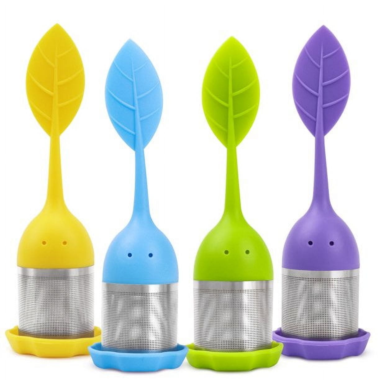 Leaf Tea Infuser Set - Stainless Steel Strainer for Loose, Herbal Tea ...