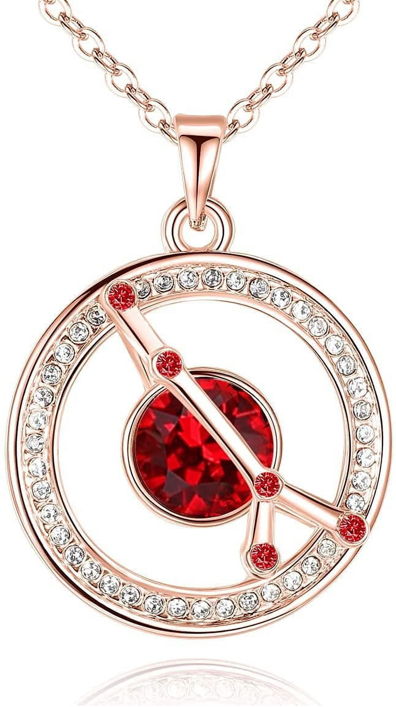 Leafael "Superstar Zodiac Constellation Pendant Necklace Made with ...