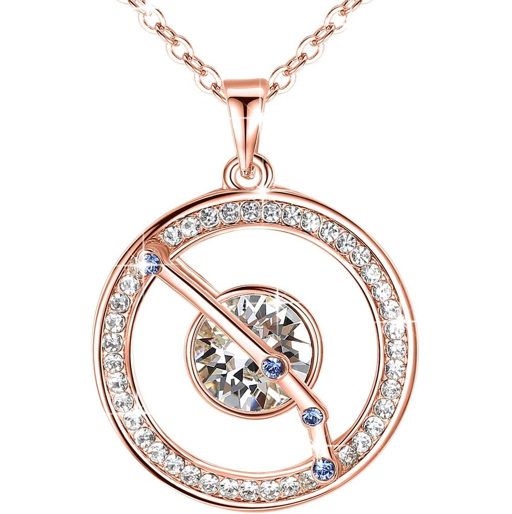 Leafael "Superstar Zodiac Constellation Pendant Necklace Made with ...