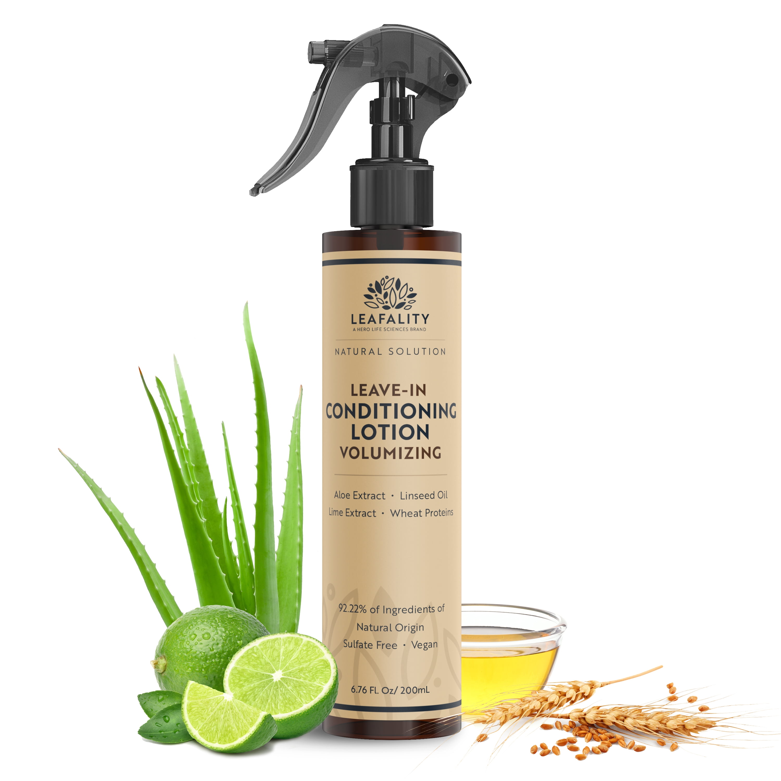 Leafality - Leave-In Conditioning Lotion Volumizing - Walmart.com