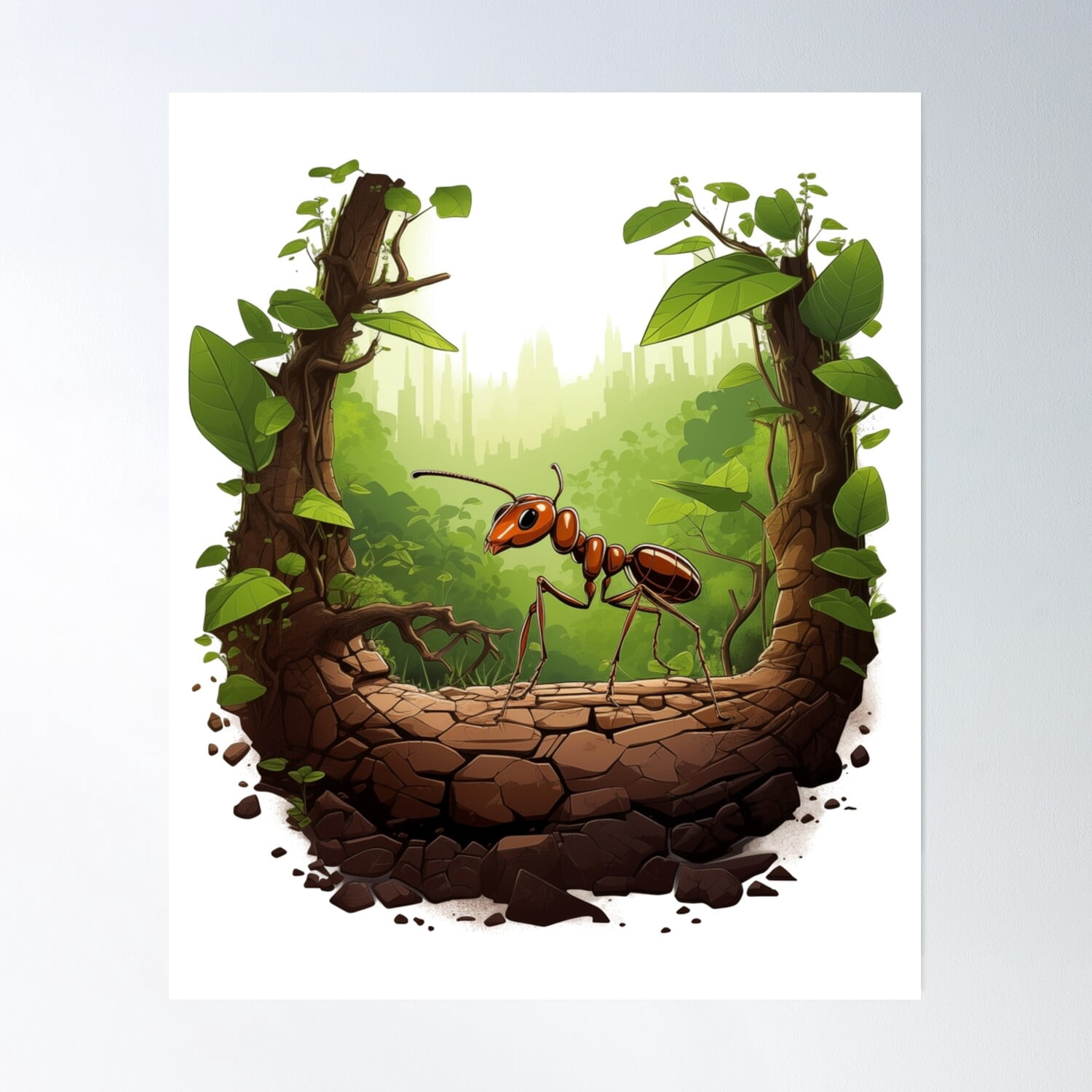 Leafcutter Ant | Ant | Ants | Insects Poster Wall Art, Modern Wall ...