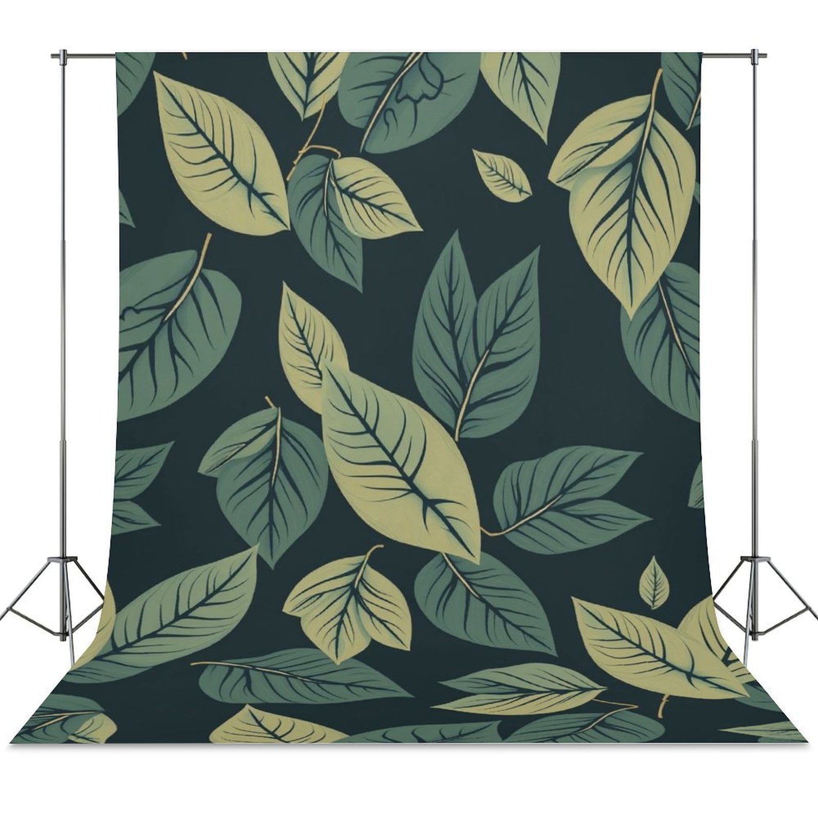 Leafy Green Pattern Backdrop Baby Shower Newborn Portrait Girl Boy ...
