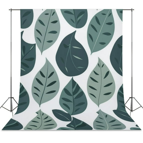 Leafy Green Pattern Decorations BackdropPortrait Photography Background ...
