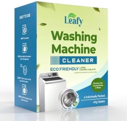 Leafy Washing Machine Cleaner Descaler - 6 Large Unscented Foaming ...