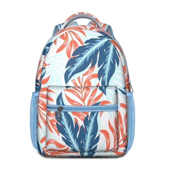 Leafy Waterproof School Backpack - Summer Vibrant Ergonomic Bookbag ...