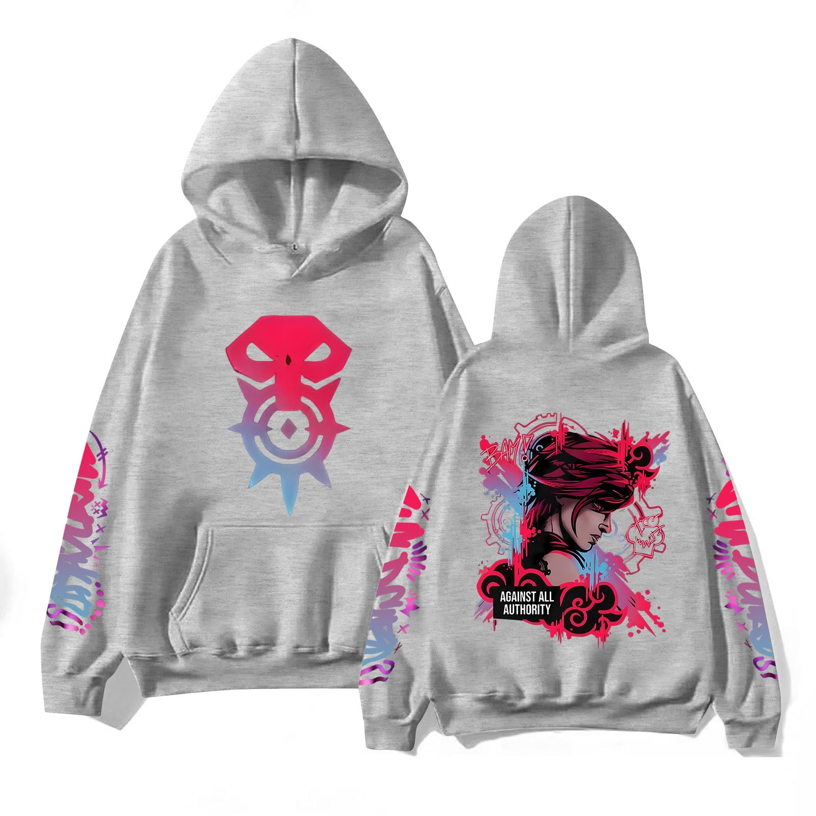 League of Legends League of Legends Hoodie Arcane Jinx Hoodie Arcane ...