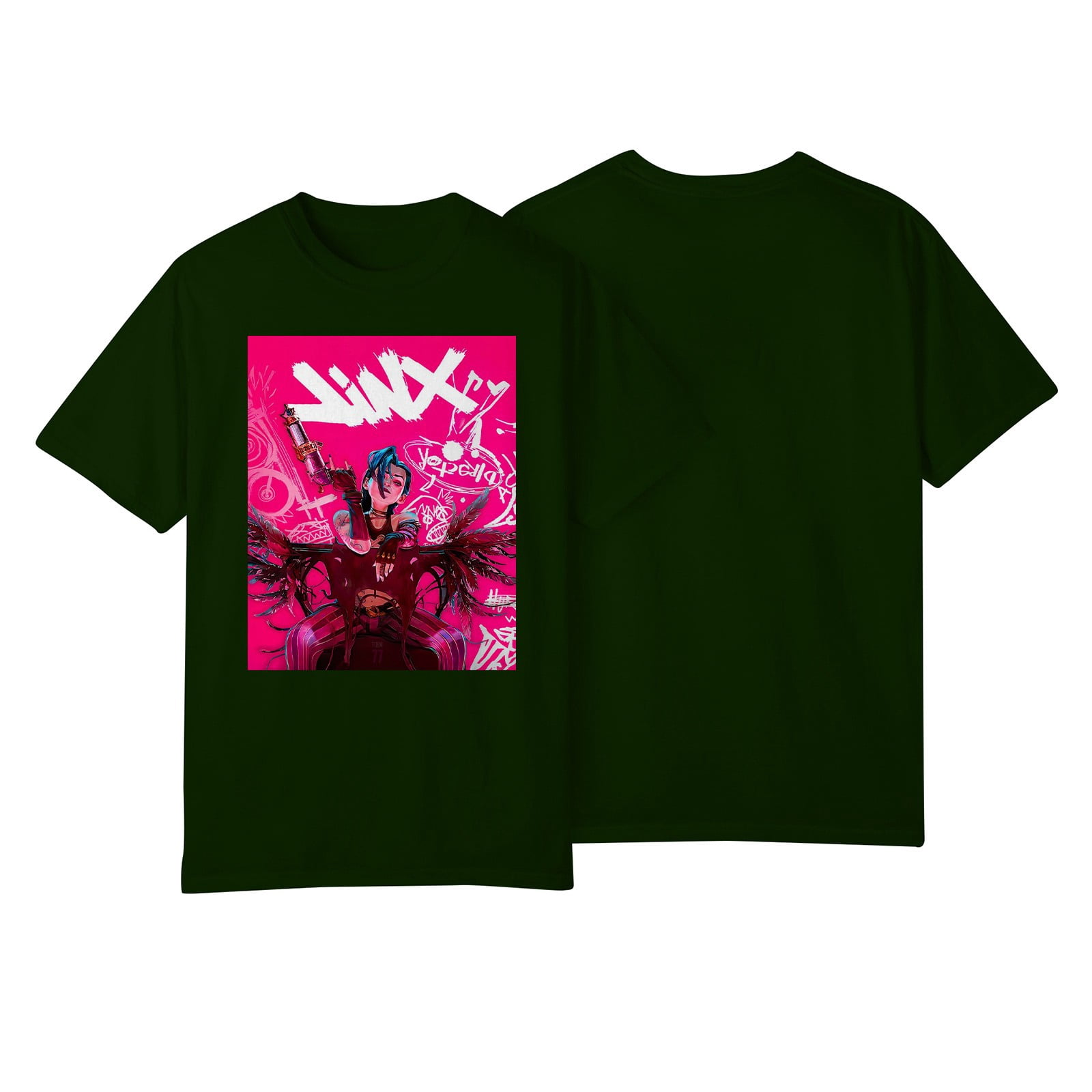 League Of Legends Arcane Arcane Shirts Arcane Jinx League of Legends T ...