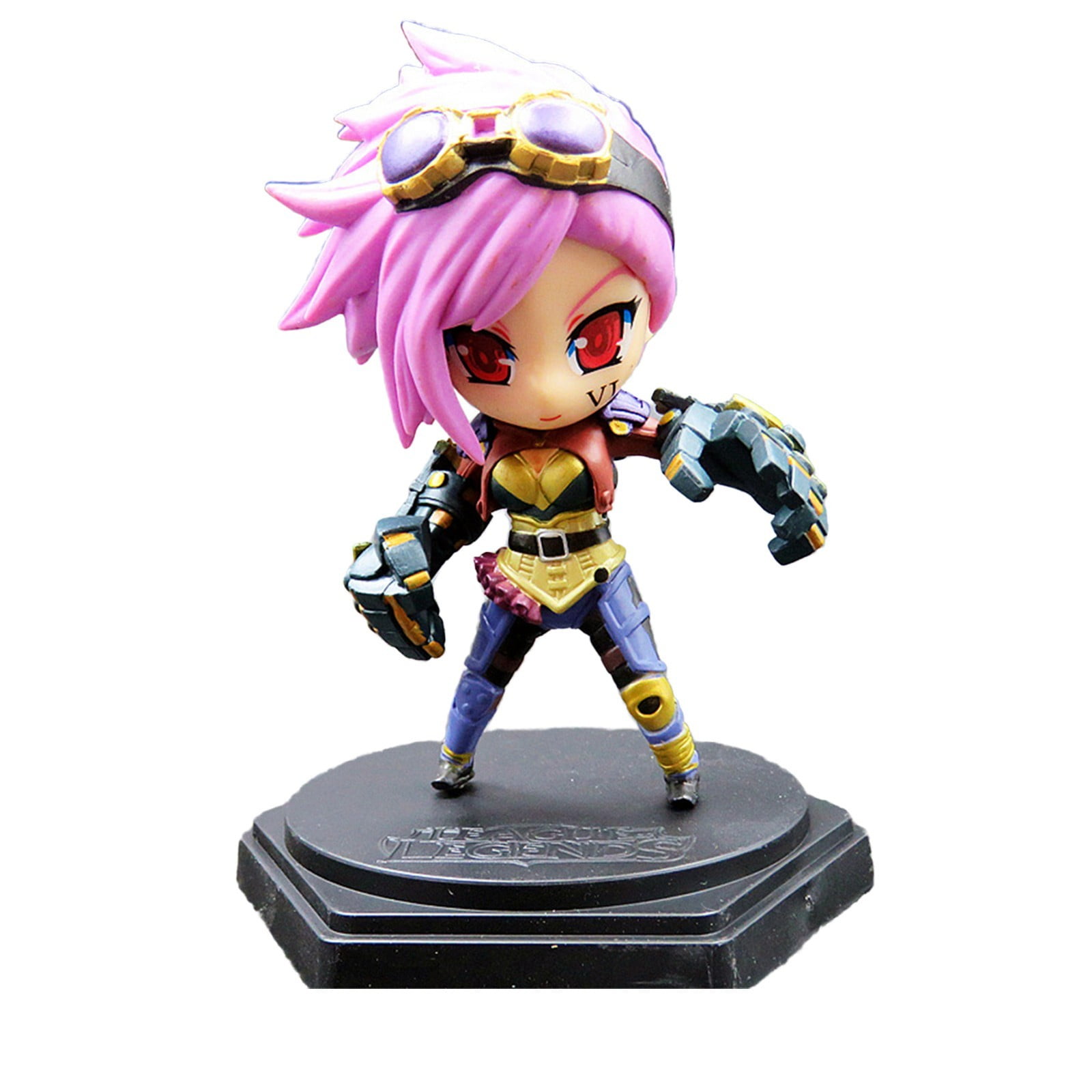 League of Legends Jinx Arcane Nendoroid Figure - Combat Scene PVC ...