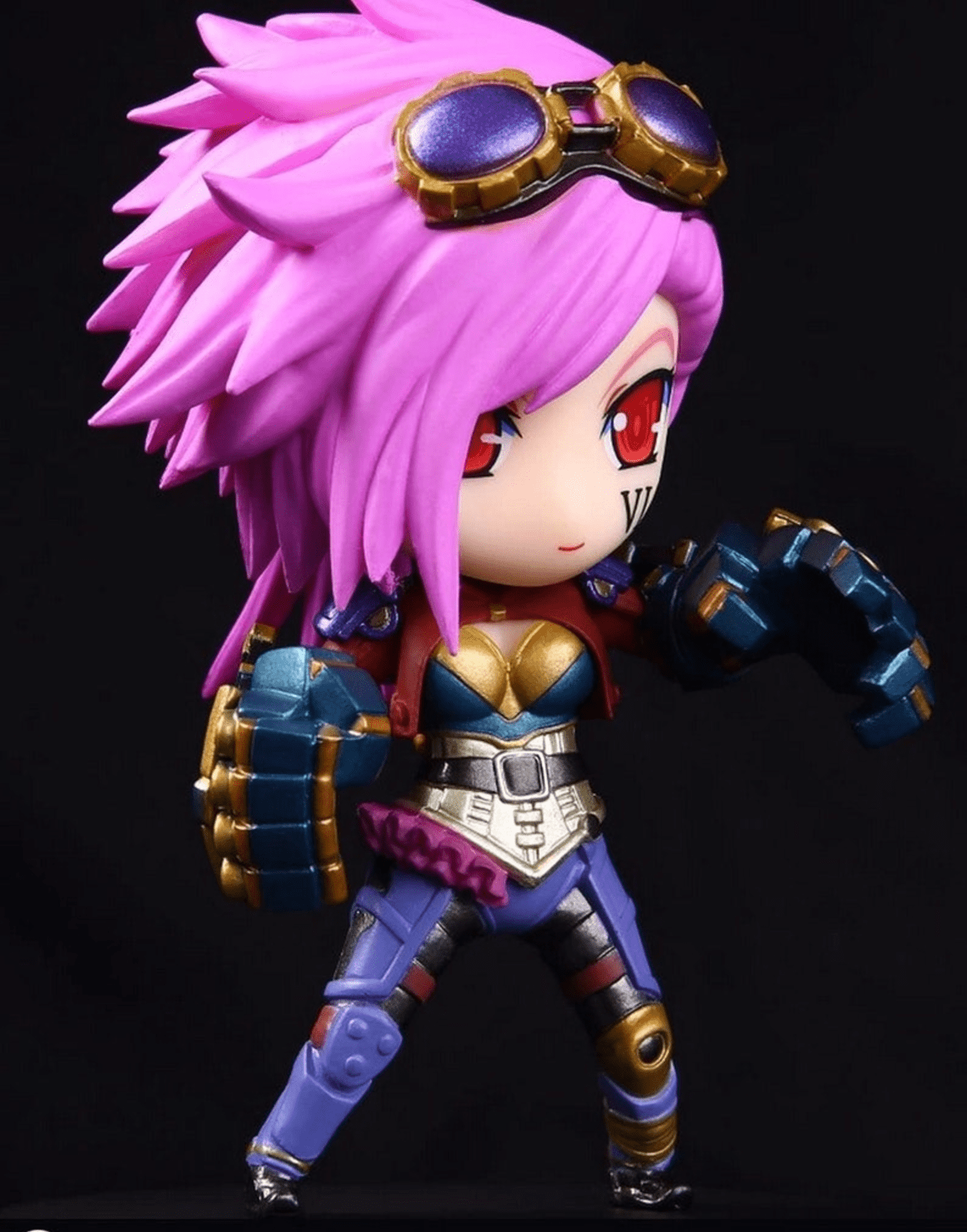 League of Legends LOL VI 6" Chibi Action Figure Figurine Statue Model ...