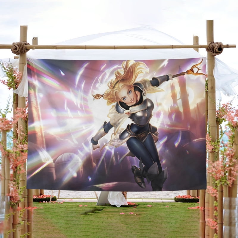 League of Legends pattern wall hanging 50*60 inches high-quality peach ...