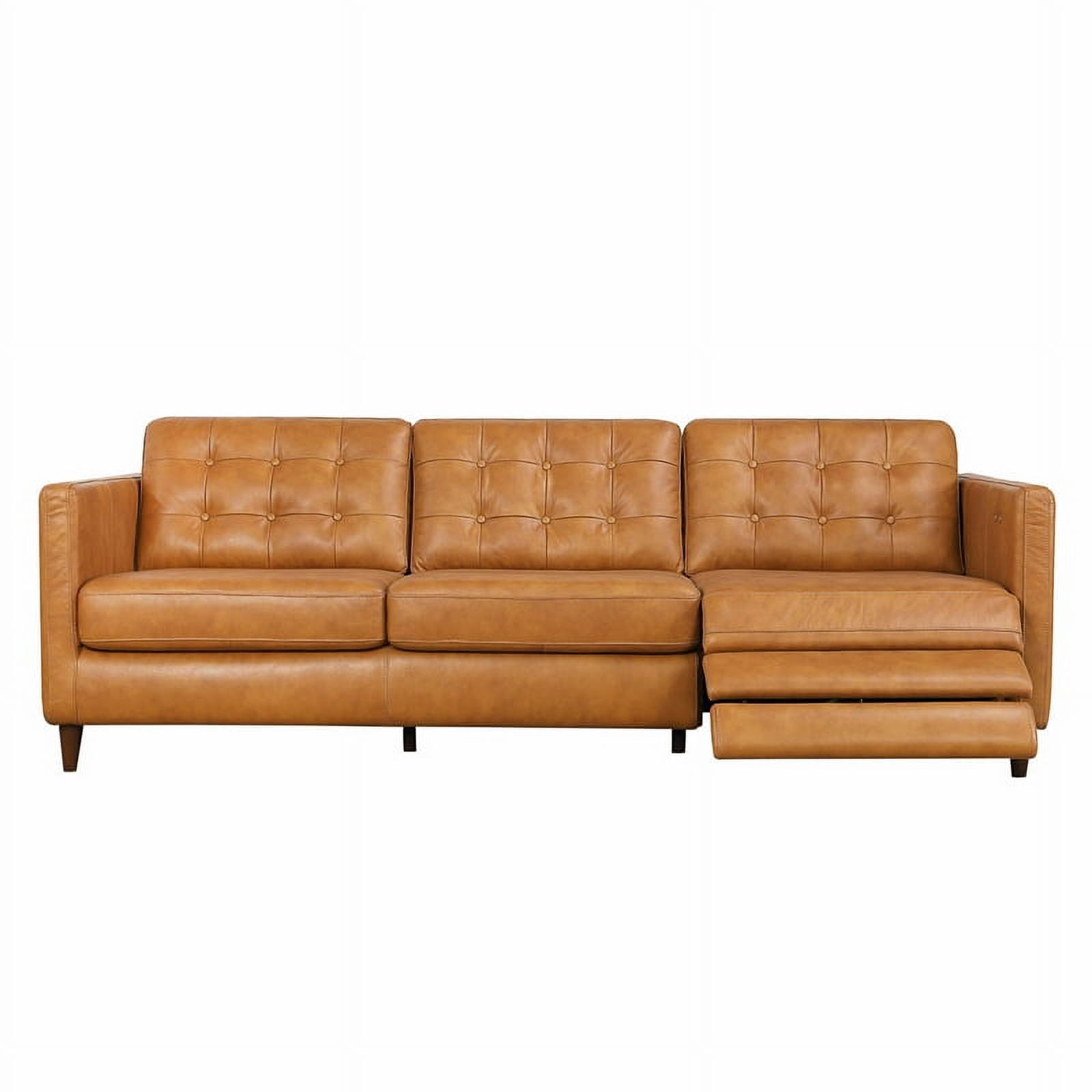 Leah Modern Living Room Furniture, Top Grain Leather Couch Recliner ...
