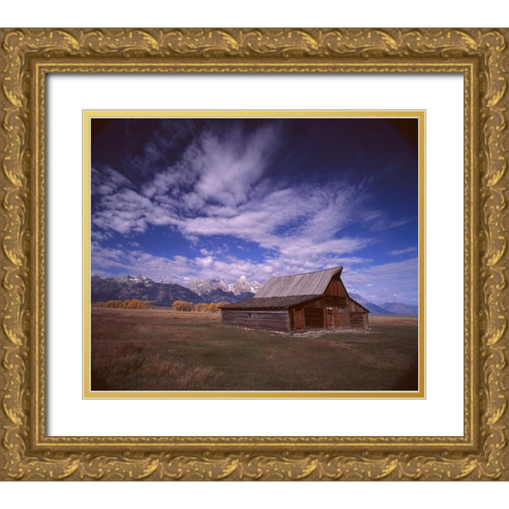 Leahy, Ike 14x12 Gold Ornate Wood Framed with Double Matting Museum Art ...