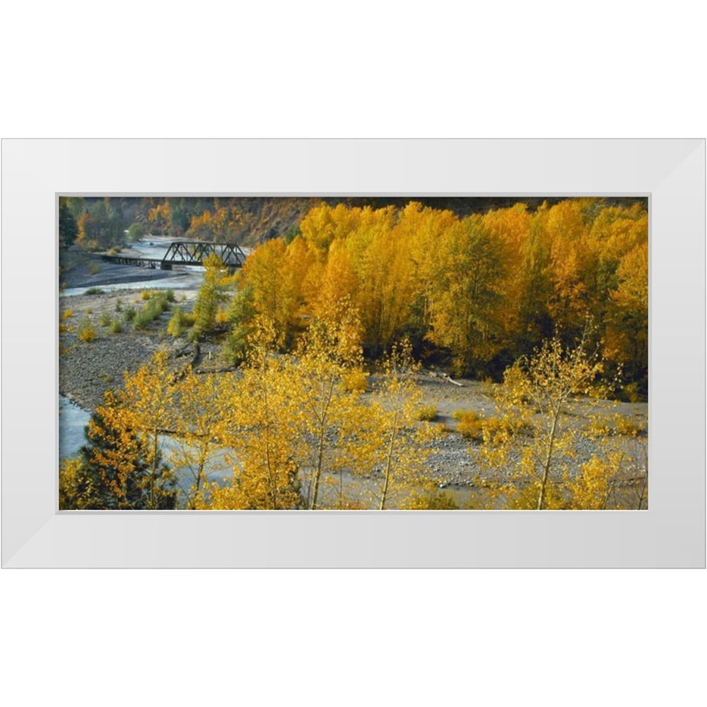 Leahy, Ike 18x11 White Modern Wood Framed Museum Art Print Titled ...