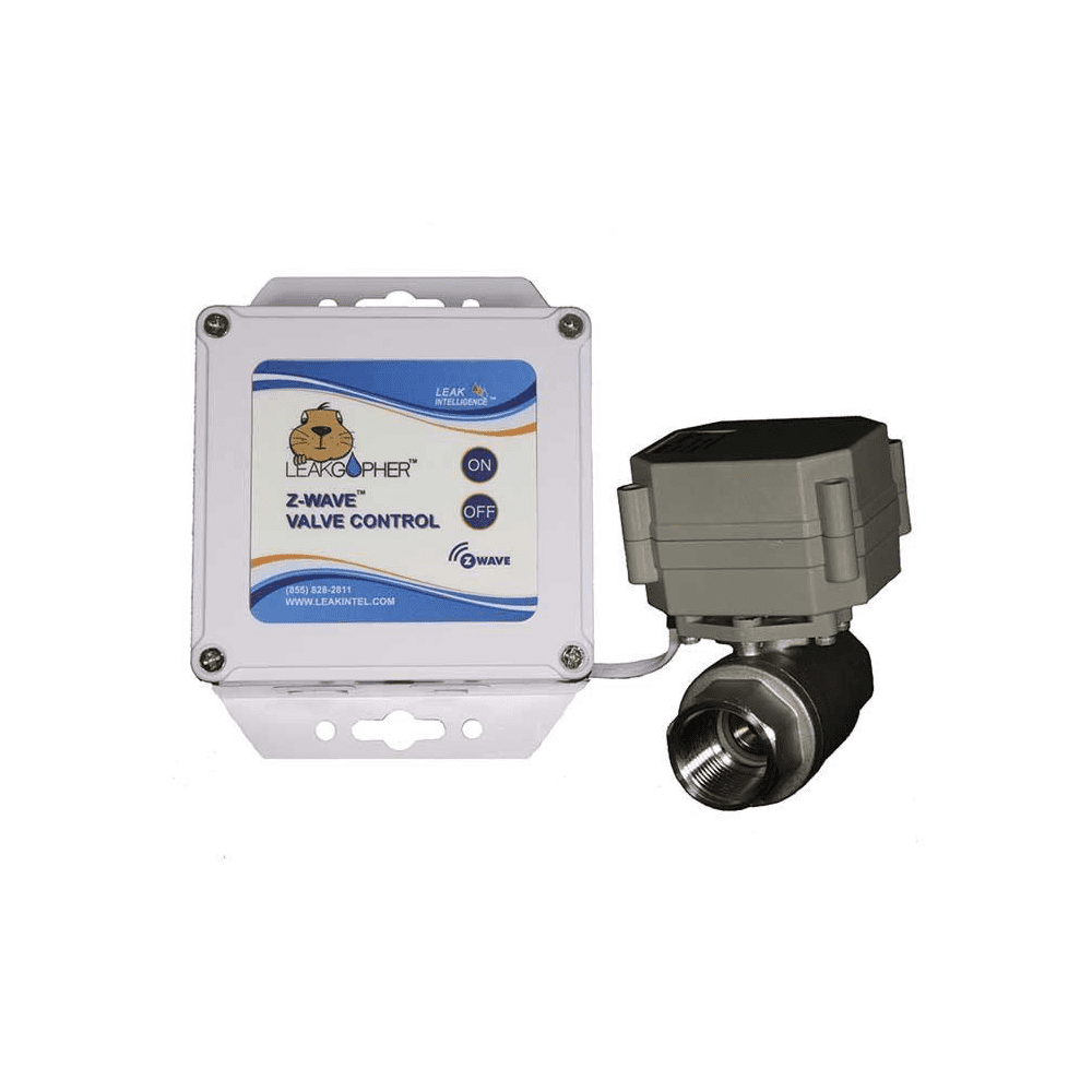 Leak Intelligence LGZW-4 Z-Wave Valve Control With 1 1/2' Valve, 12v ...