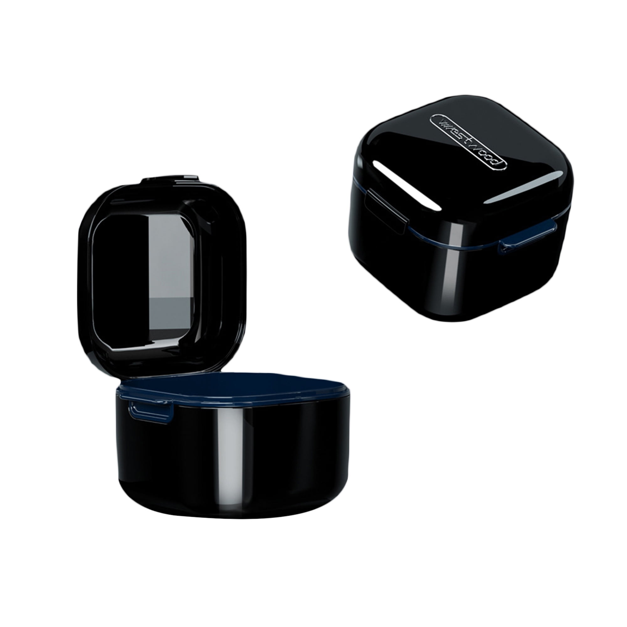 Leak-Proof Denture Case, Denture Cup for Soaking Dentures with Strainer ...