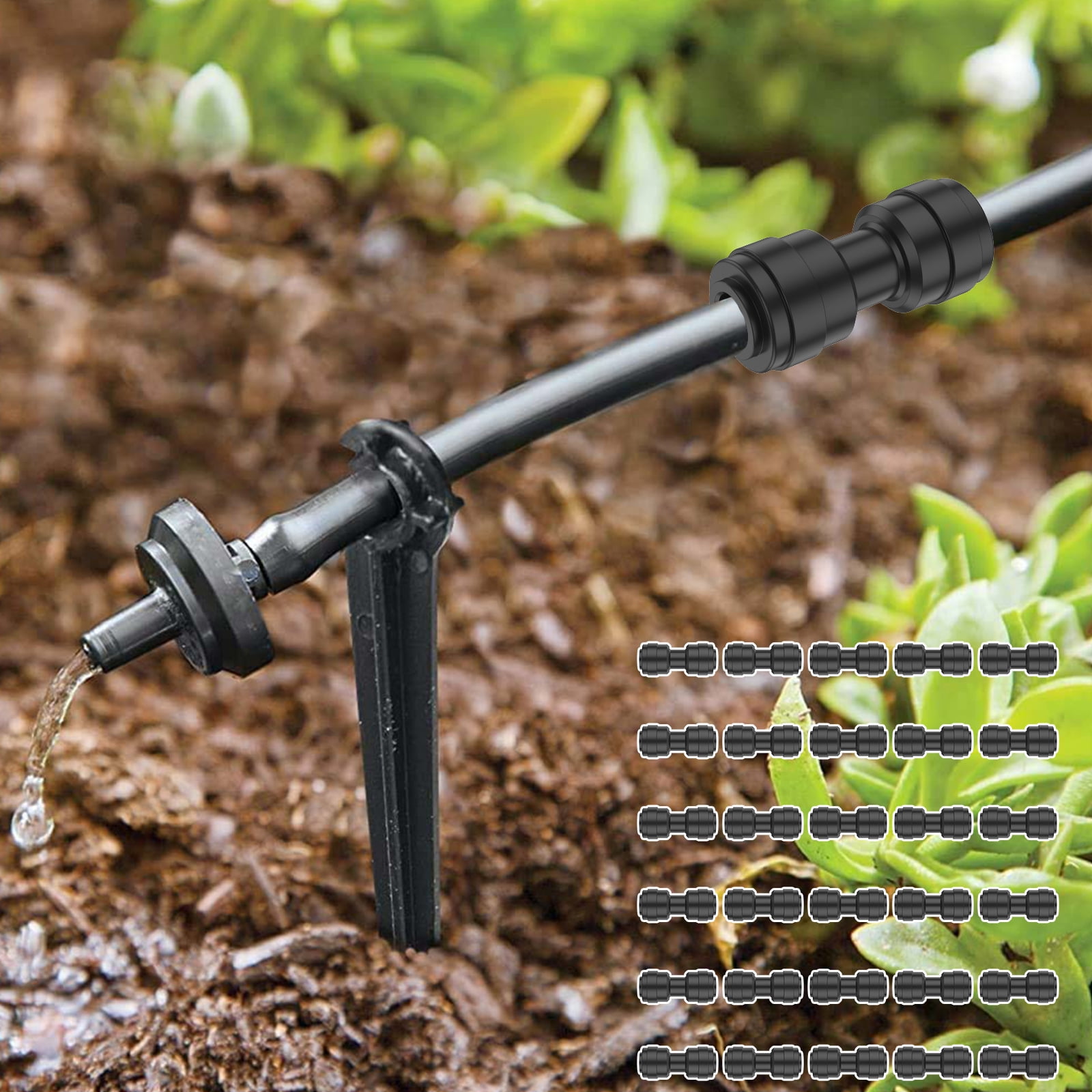 Leak-Proof Drip Irrigation Coupling Connector Time-Saver Drip ...
