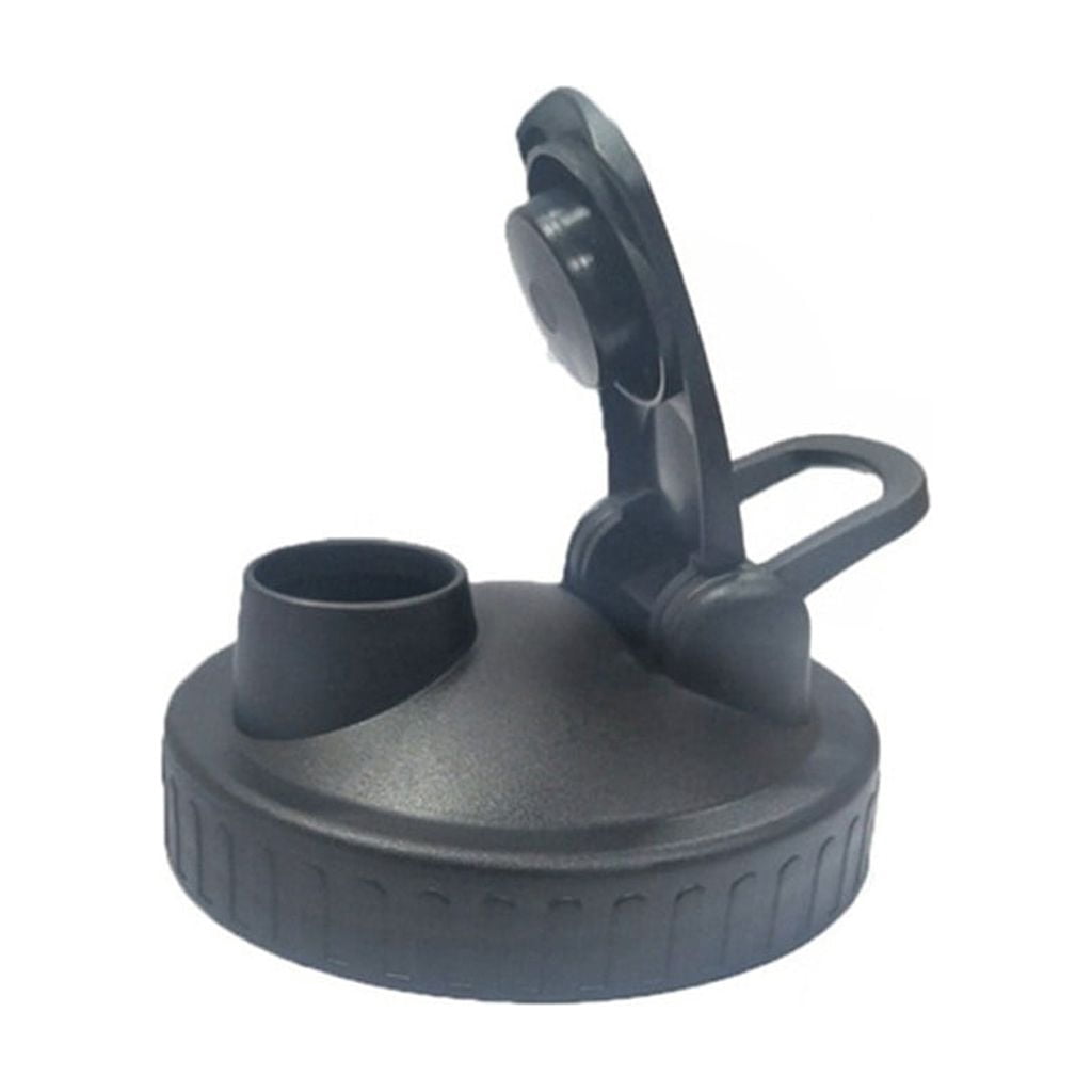 Leak Proof Flip Cap Lids for Wide Mouth Mason Jars Black Food Grade ...