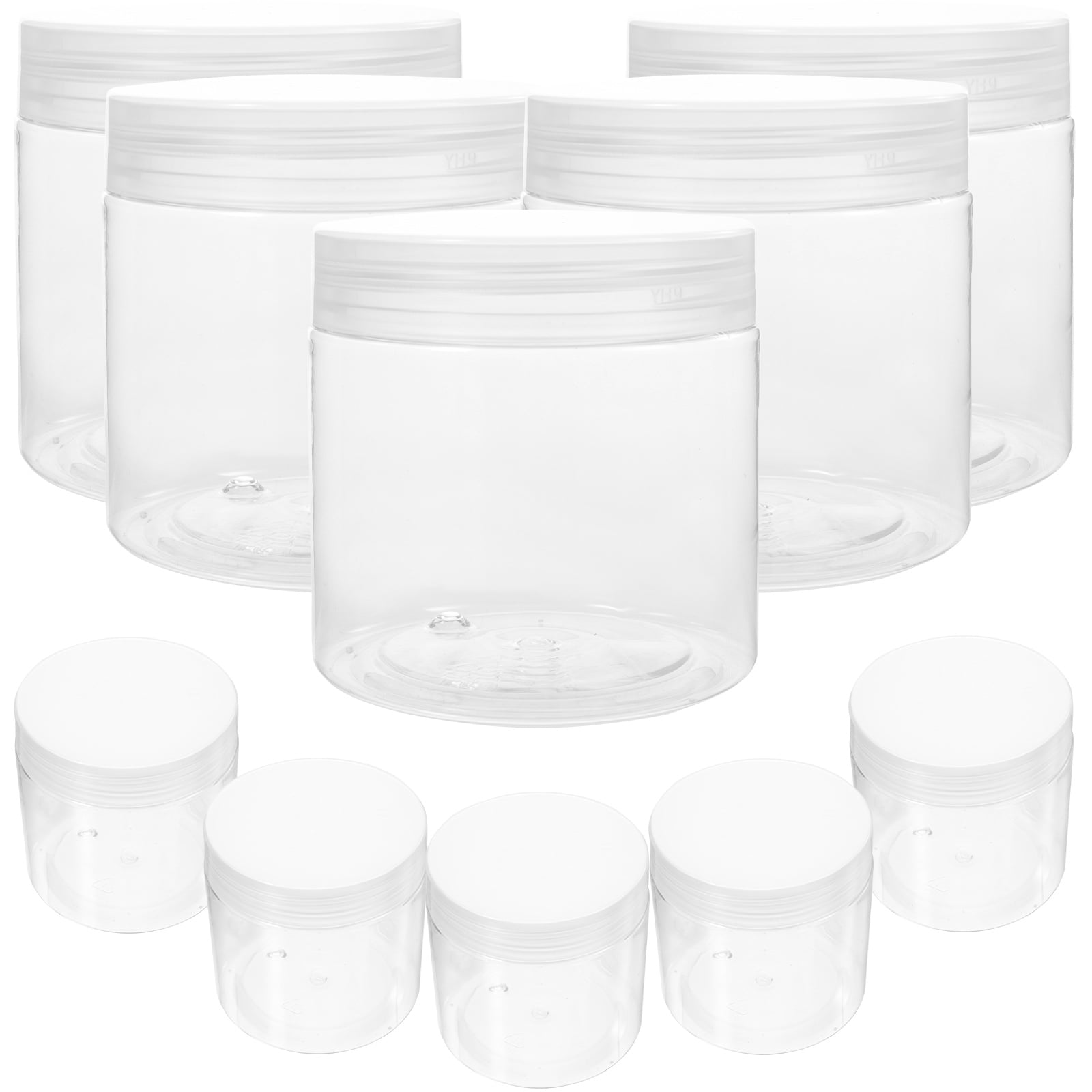 Leak Proof Food Containers Candy Jars with Lids Transparent Storage ...