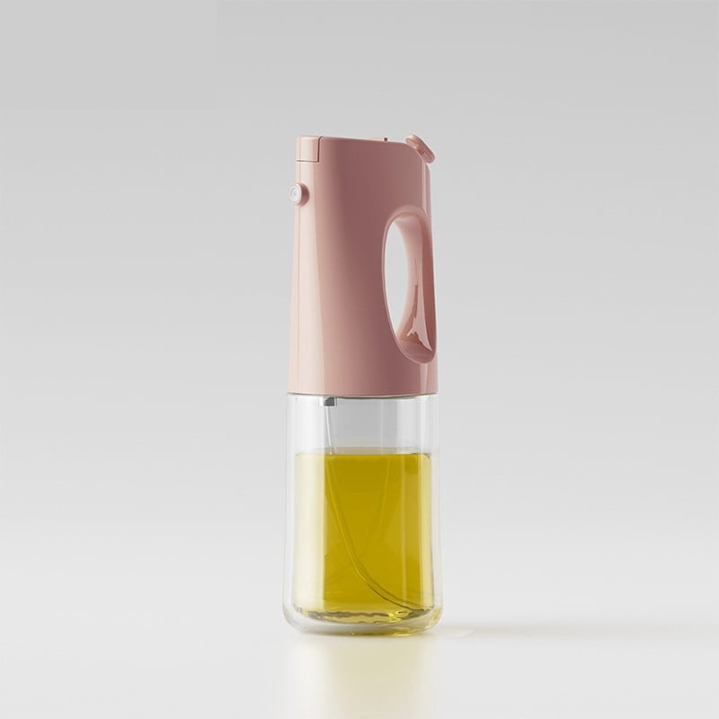 Leak-Proof Glass Oil Bottle 400ml - Integrated Pour and Spray Design ...
