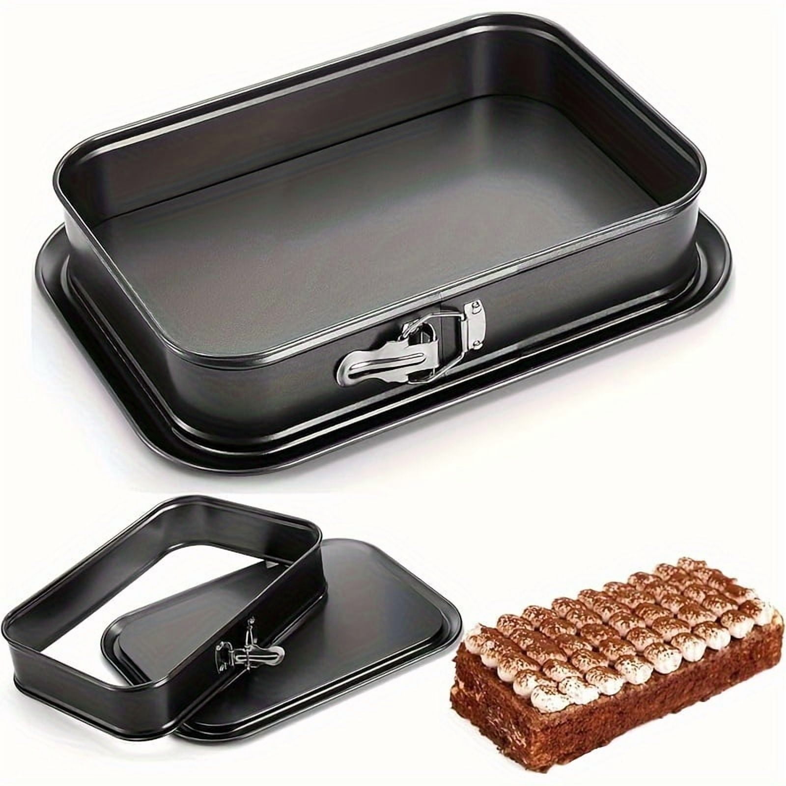 Leak-Proof Non-Stick Carbon Steel Springform Pan with Removable Base ...