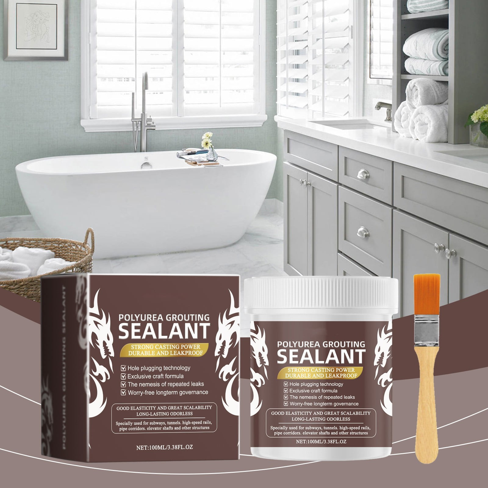 Leak-Proof Sealing Waterproof Glue Clearance! Polyurea Grouting Sealant ...