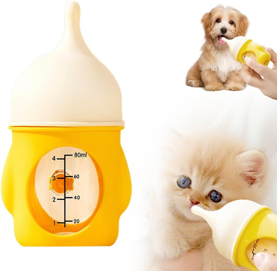 Leak-Proof Squeezable Kitten Bottle (Yellow-80ml) - Walmart.com