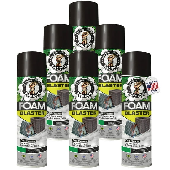 Leak Saver HVAC Foam Blaster (18oz.) - AC & Refrigeration Coil Cleaner ...