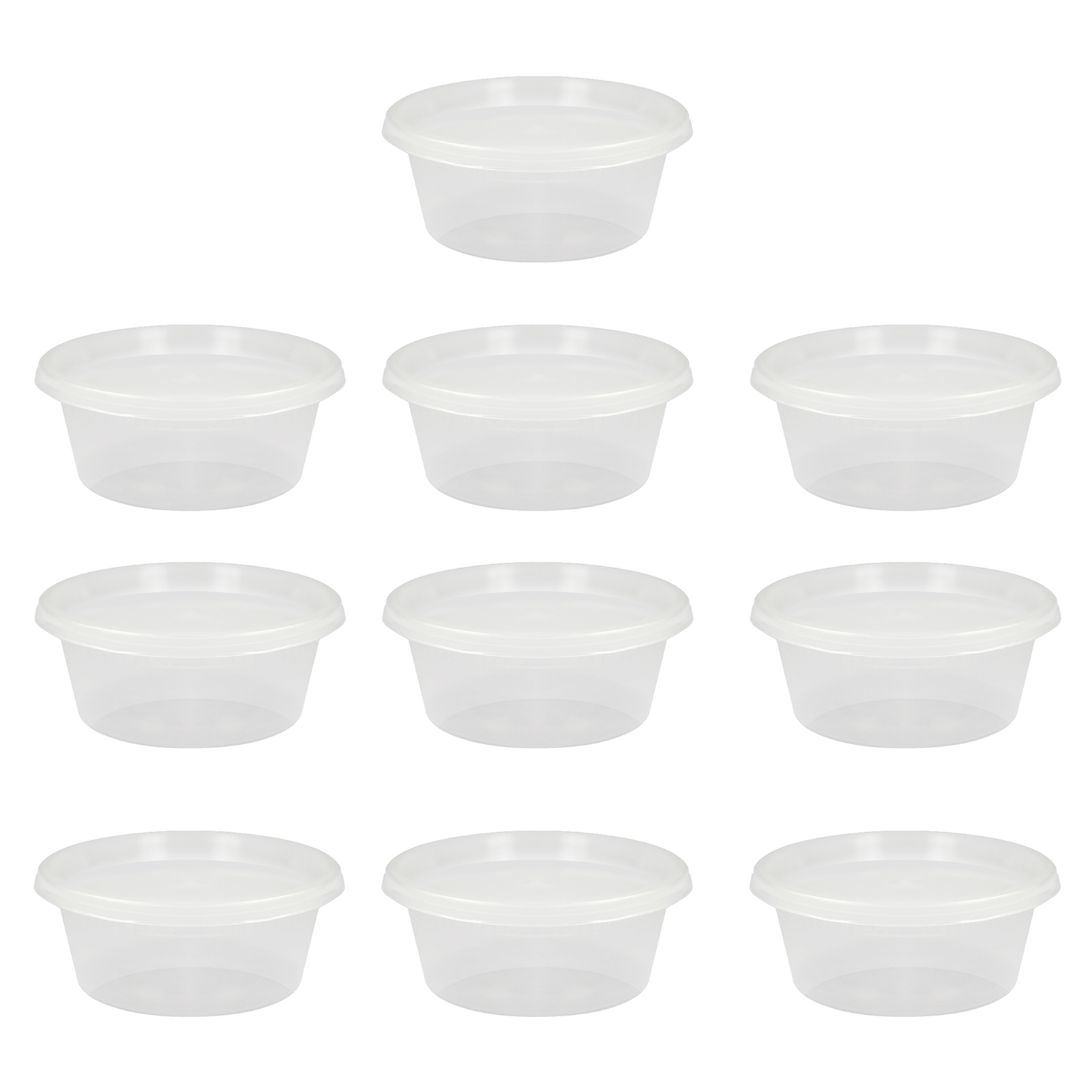 Leak-proof Food Storage Containers Sealed Lids Plastic Containers 10pcs ...