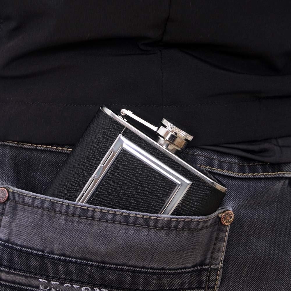 Leak-proof Hidden Hip Flask 304 Stainless Steel | 5oz Capacity | Built ...