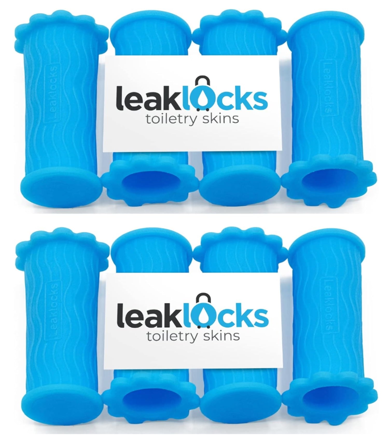 LeakLocks Toiletry Skins™ Sleeves that Leak Proof Travel Containers in ...