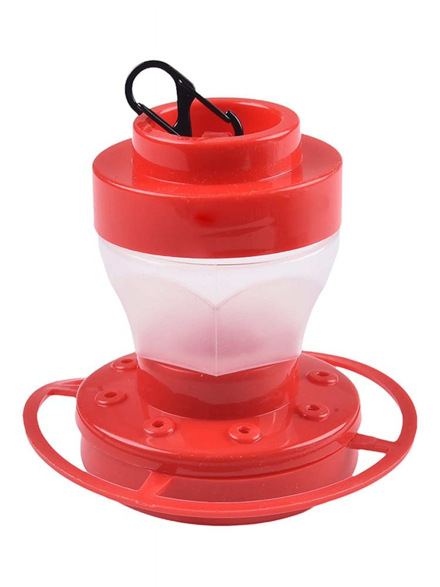 LeakProof Hanging Hummingbird Feeder with Detachable Food Container Bee ...