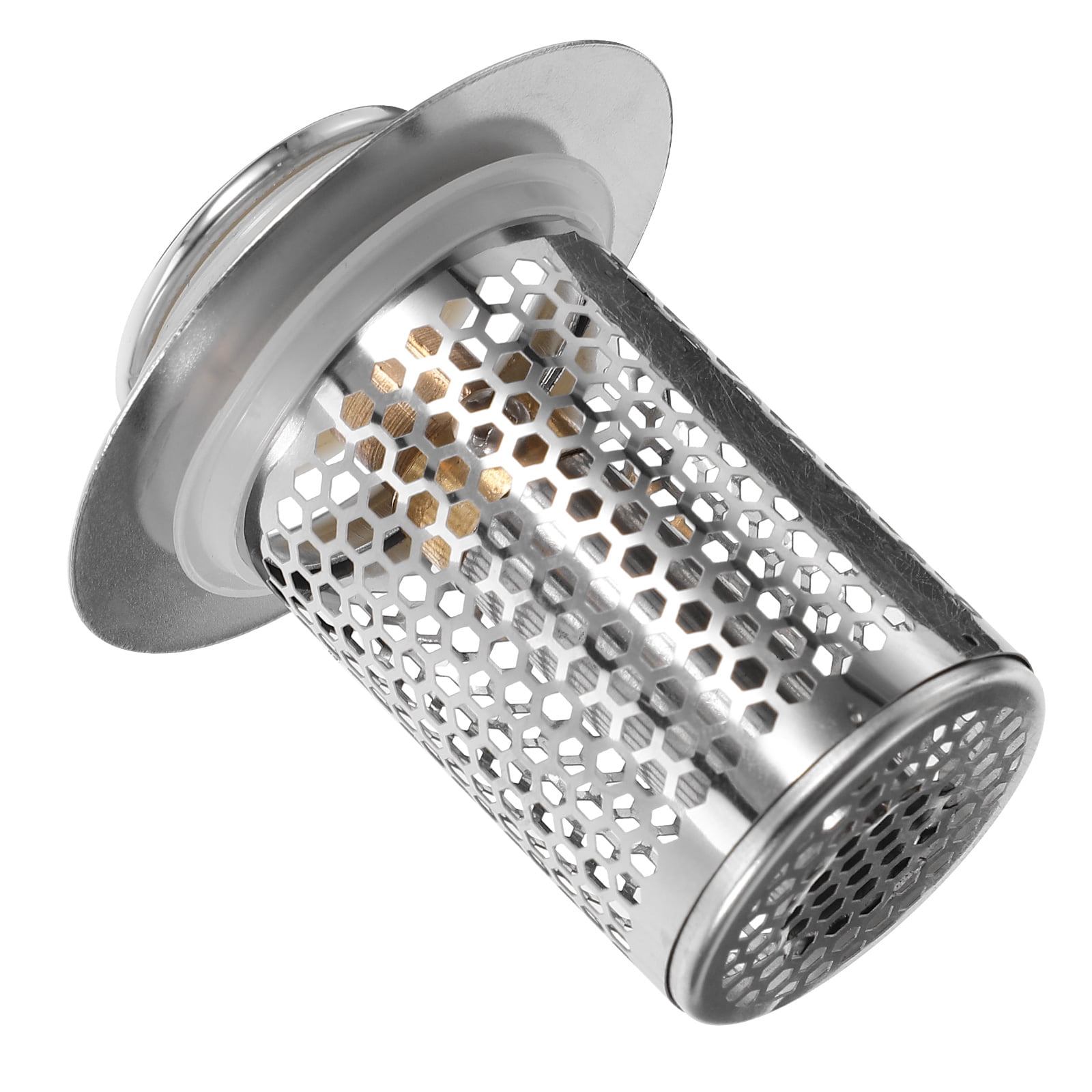 Bathroom Sink Drain Stopper Push Type 1 Set Bathroom Push Button Drain ...