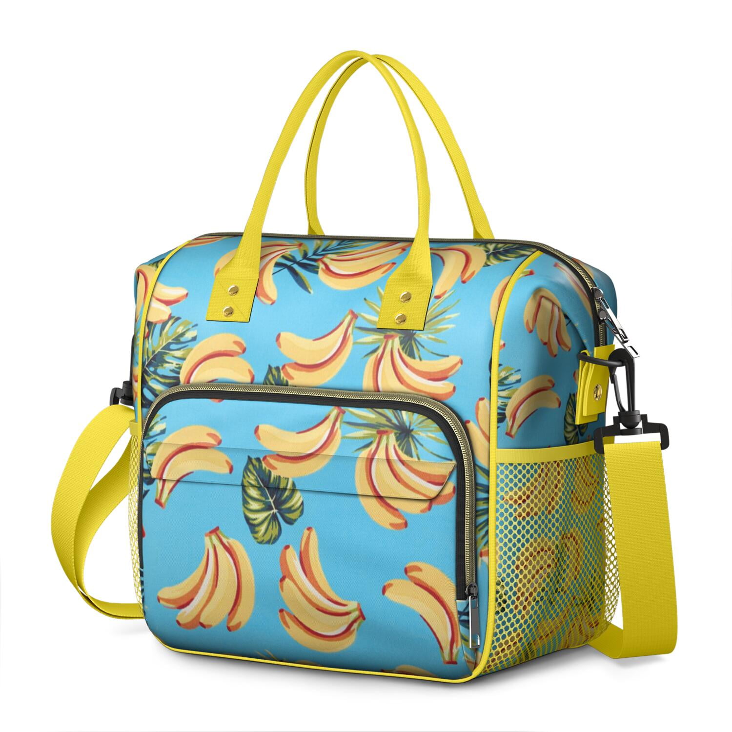 Leakproof Dual Compartment Lunch Box with Banana Lover Design Large ...