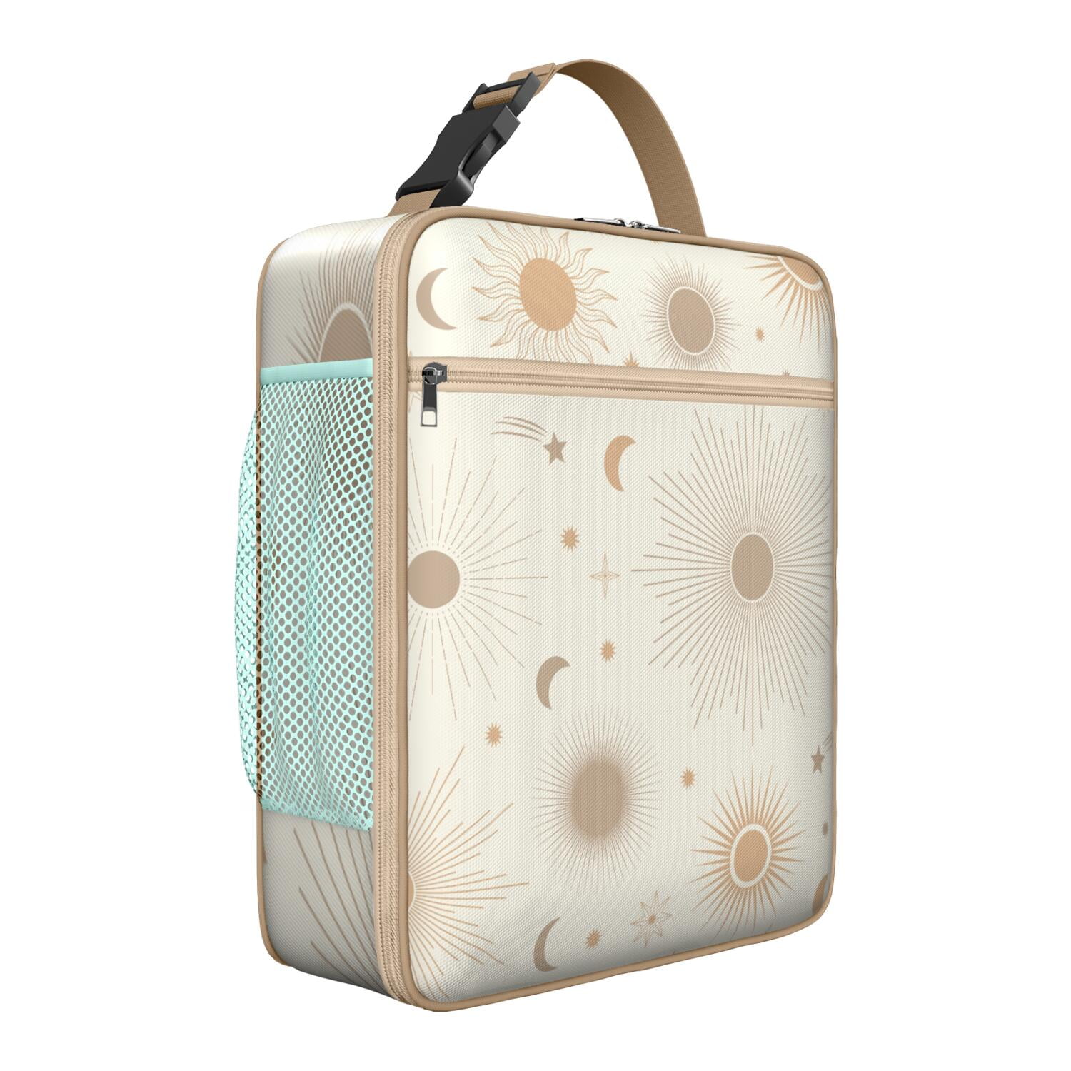 Leakproof Insulated Lunch Bag with Mesh Pocket, Hands-Free Buckle ...
