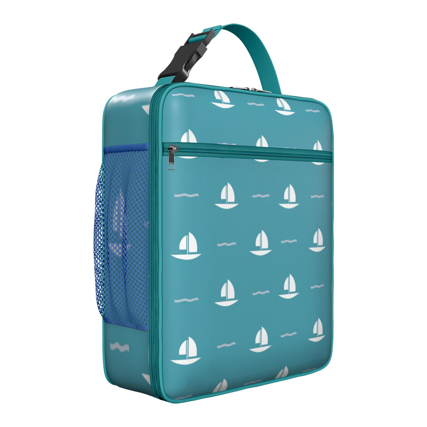 Leakproof Insulated Lunch Bag with Mesh Pocket Hands-Free Buckle ...