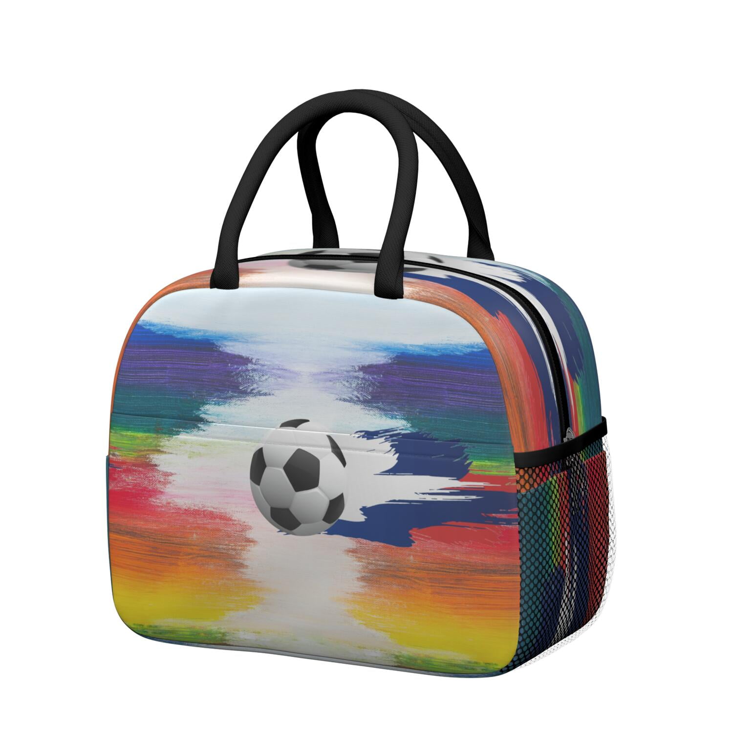 Leakproof Lunch Box for Sports Lovers - Baseball, Softball, Tennis Print - Insulated & Splash ...