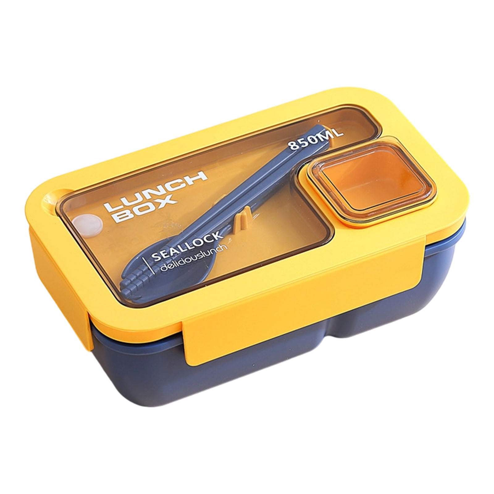 Leakproof Plastic Lunch Container Multiple Compartments Microwave ...