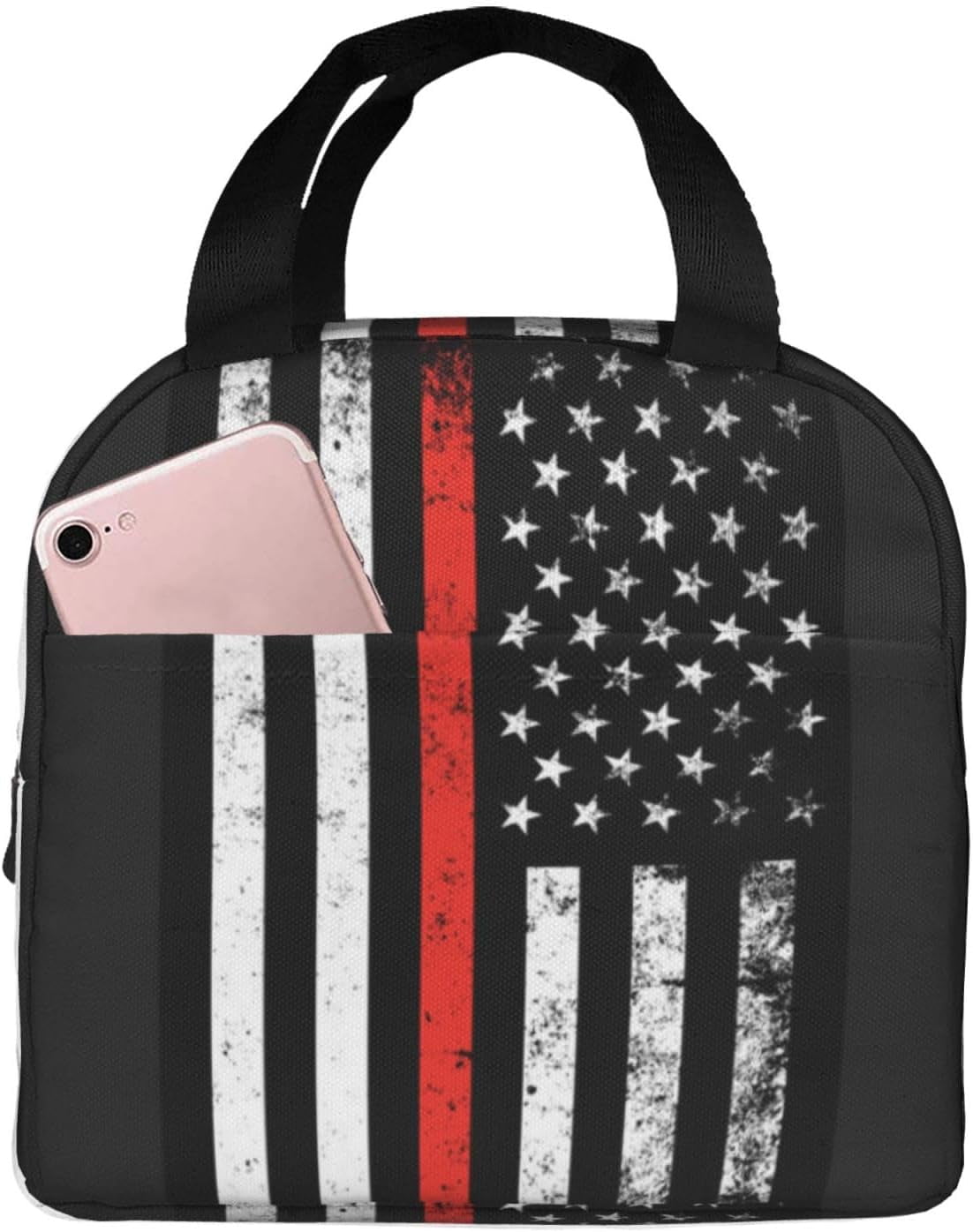 Leakproof Reusable Insulated Cooler Warmer Lunch Bag for American Red ...