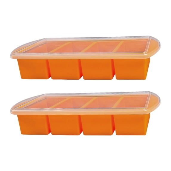 Leakproof Silicones Ice Cubes Trays with Wire Frame and Cover for ...