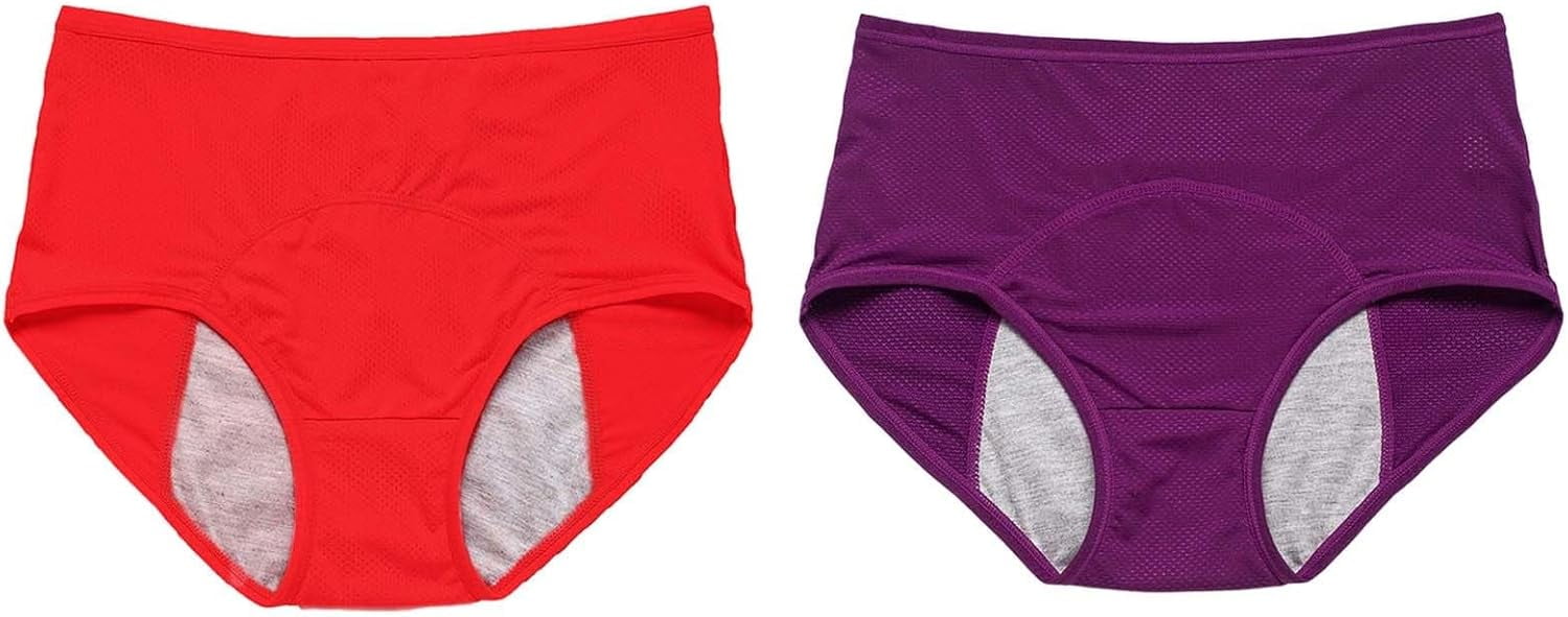 Leakproof Underwear for Women Over 60 Washable Incontinence Underwear ...