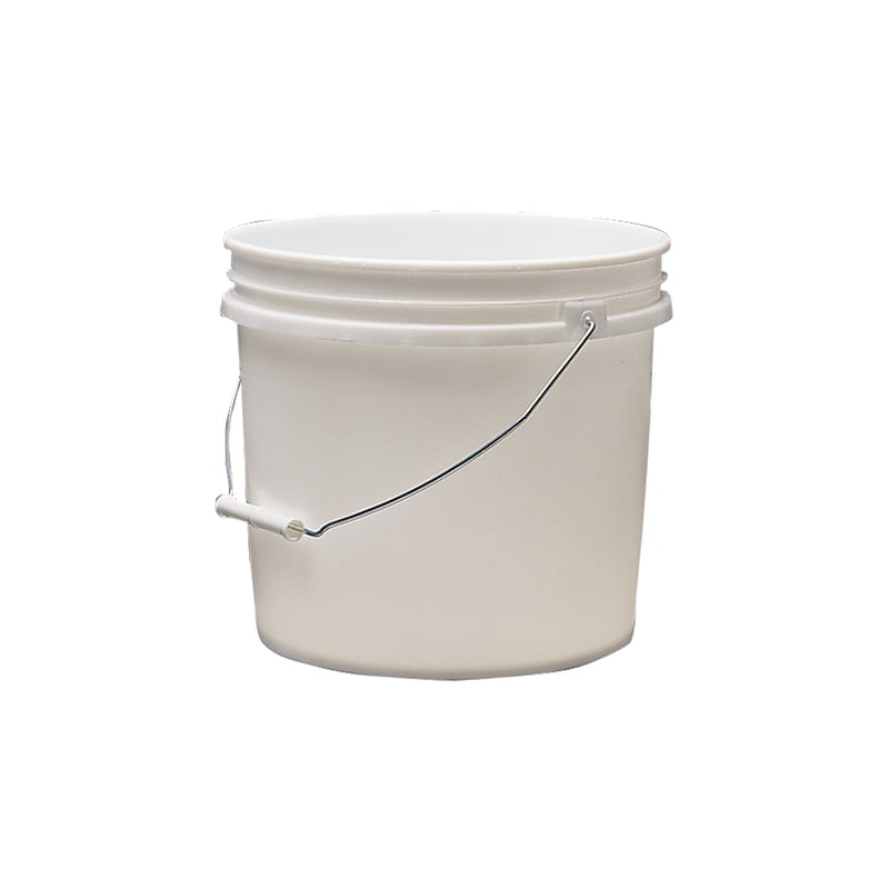 Leaktite 003G01WH180 Paint Pail, Plastic, White - Walmart.com