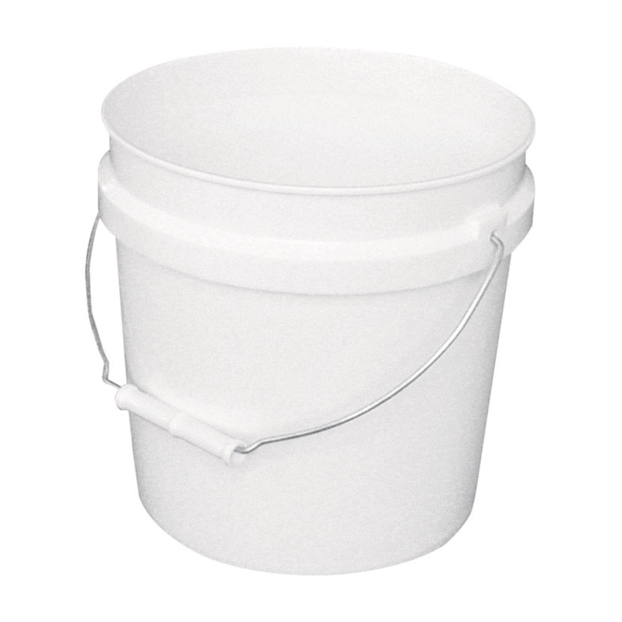 Leaktite Heavy-Duty 2 Gallon White Plastic Bucket - Walmart.com