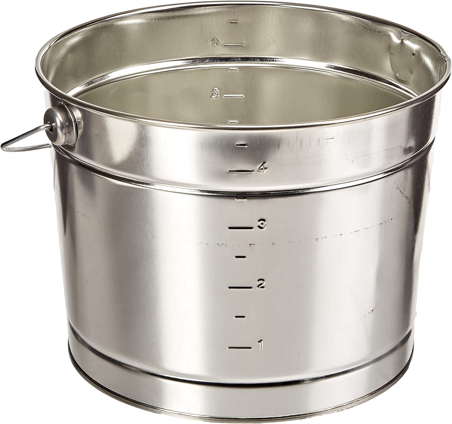 Leaktite 5-12 Double Ribbed Metal Paint Pail, 5 Qt, Each - Walmart.com