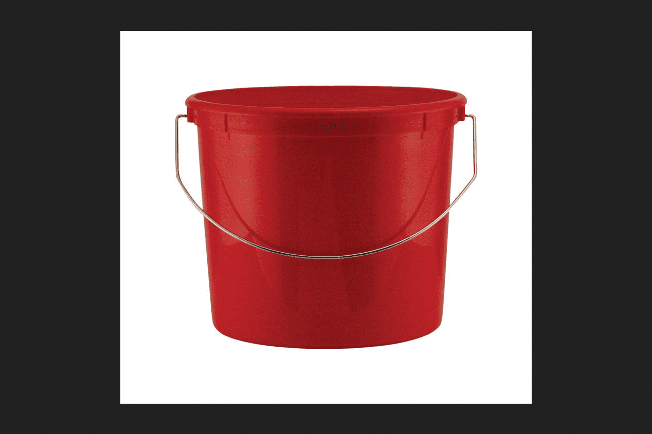 Leaktite 5-qt Red Plastic Pail - Walmart.com